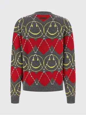 Moschino Argyle Printed Sweater