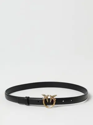Pinko Embellished Leather Belt - Black