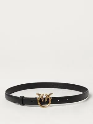 Pinko Embellished Leather Belt - Black