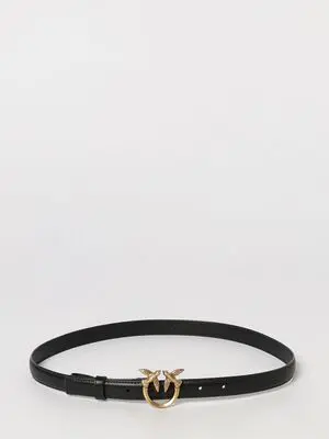 Pinko Embellished Leather Belt - Black