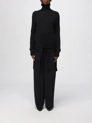 TOTEME Long Sleeve Knit Sweater - Black