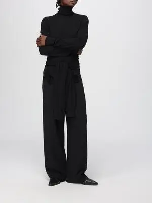 TOTEME Long Sleeve Knit Sweater - Black