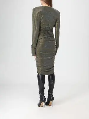 Alexandre Vauthier Embellished Draped Dress - Yellow
