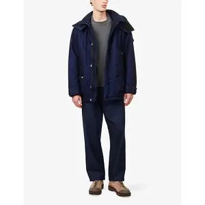 Stone Island Hooded Denim Parka Jacket
