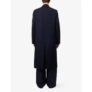 Dries Van Noten Rodgers Embroidered Wool Coat
