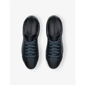 Magnanni Stretch-lace Leather Trainers