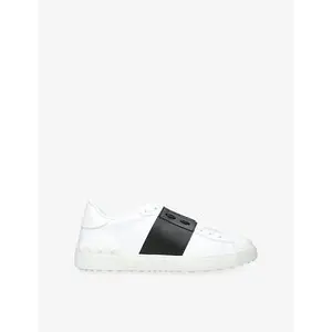 Valentino Garavani Leather Trainers - White/blk