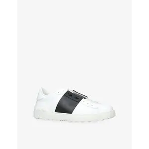 Valentino Garavani Leather Trainers - White/blk