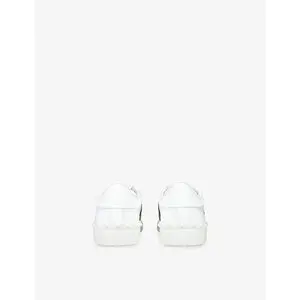 Valentino Garavani Leather Trainers - White/blk