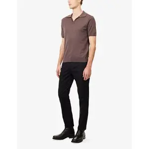 RAITH Privia Short-sleeve Knitted Polo Top