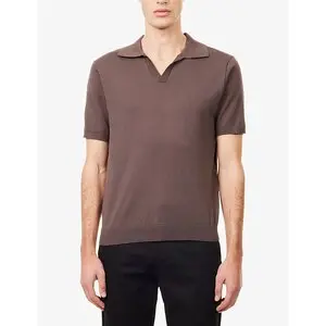 RAITH Privia Short-sleeve Knitted Polo Top