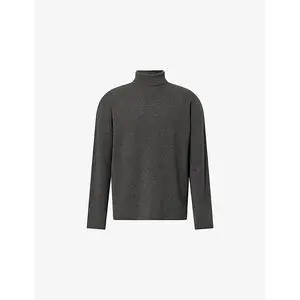 THE ROW Twisted Funnel-neck Cashmere Jumper