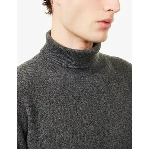 THE ROW Twisted Funnel-neck Cashmere Jumper