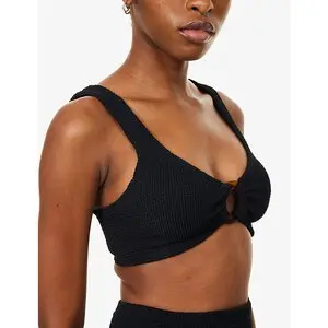 Hunza G Nadine Seersucker Bikini Set