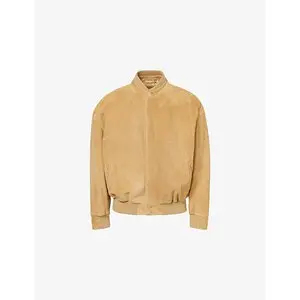 THE ROW Suede Bomber Jacket