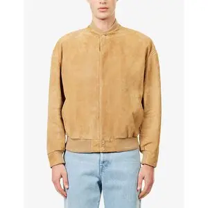 THE ROW Suede Bomber Jacket