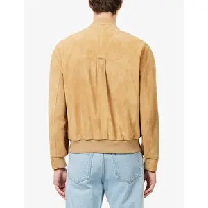 THE ROW Suede Bomber Jacket
