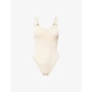 Hunza G Domino Ring-hardware Swimsuit - Blush