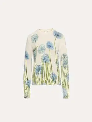 Oscar De La Renta Printed Sweaters For Women