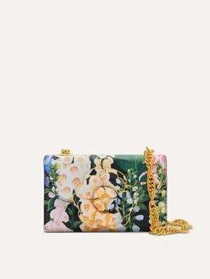 Oscar De La Renta Foxglove Printed Tro Bag - Multi
