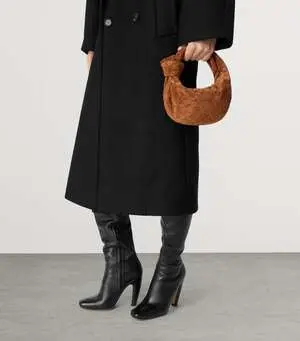 Bottega Veneta Mini Suede Jodie Top-handle Bag