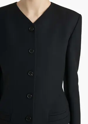 Khaite Nara Cropped Jacket