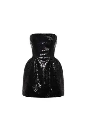 MILLA Sculpted Sequined Mini Dress