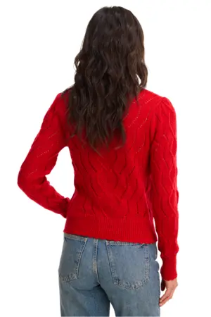 ALLISON NEW YORK Cora Sweater - Red