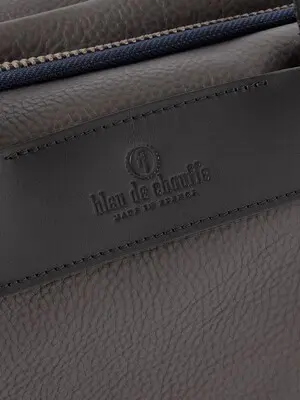 BLEU DE CHAUFFE Bowling Full-grain Leather Weekend Bag