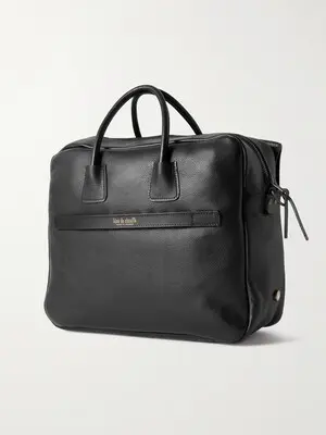 BLEU DE CHAUFFE Business Zeppo Full-grain Leather Briefcase