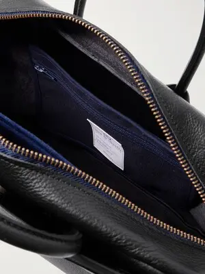 BLEU DE CHAUFFE Business Zeppo Full-grain Leather Briefcase