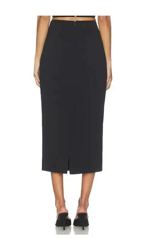 MILLY Heart Applique Maxi Skirt