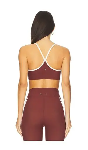 The Upside Adesa Scoop Danni Sports Bra In Burgundy - Maroon