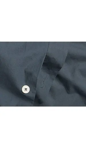 PARACHUTE Brushed Cotton Duvet Cover In Navy - Dusk