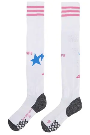 ADIDAS ORIGINALS X Bape Knee Socks - White