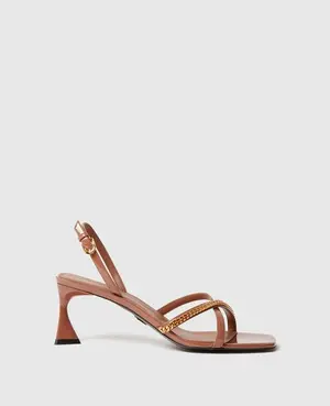 Stella McCartney Elsa Kitten Heels Macaroon