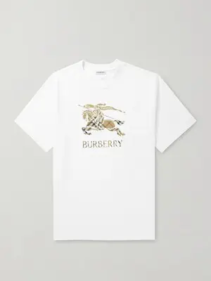 Men's Burberry White T-shirts