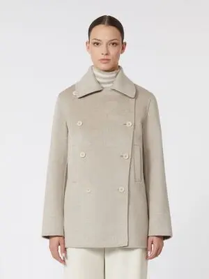 Max Mara Double-breasted Cashmere Pea Coat