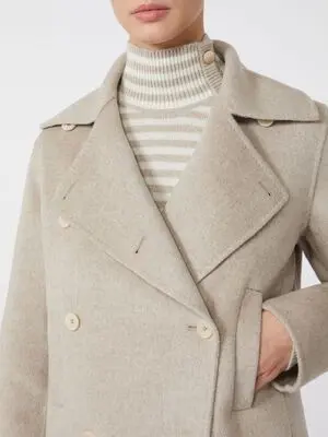 Max Mara Double-breasted Cashmere Pea Coat