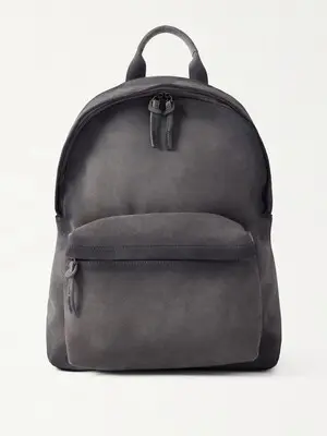 Officine Creative Oc 001 Suede Backpack - Gray