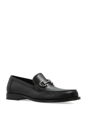 FERRAGAMO Teatro Loafers - Black
