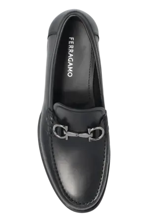 FERRAGAMO Teatro Loafers - Black