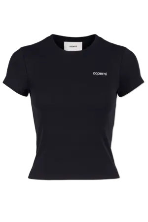 Coperni Logo Fitted T-shirt - Black