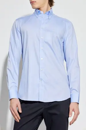 Etro Shirt With Logo - Light Blue