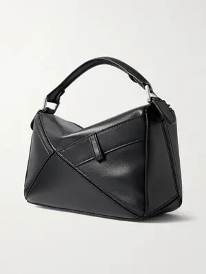 Loewe Puzzle Panta Small Shoulder Bag - Black