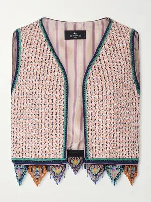 Etro Fringe Vests For Women