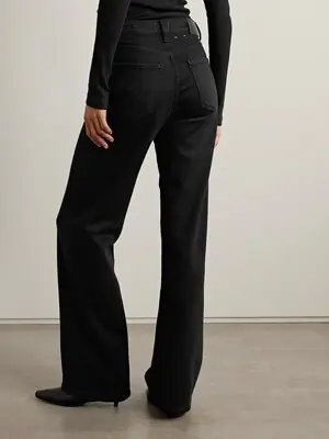 Citizens Of Humanity Annina High-rise Wide-leg Jeans - Black