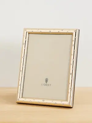 L'Objet Stars Swarovski Crystal-embellished Picture Frame - Gold