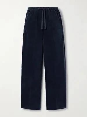 Citizens Of Humanity Aurora Cotton-blend Corduroy Wide-leg Pants - Blue