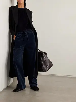 Citizens Of Humanity Aurora Cotton-blend Corduroy Wide-leg Pants - Blue